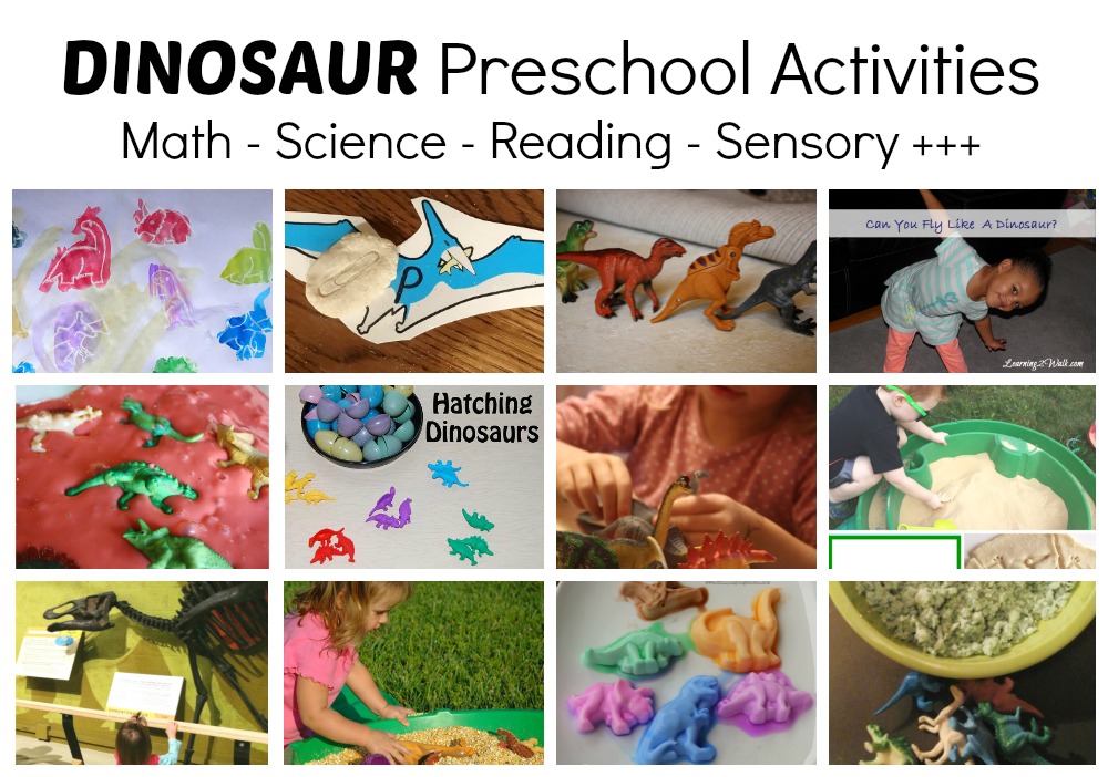 Dinosaur Activities For Preschool Math Play And More The Educators