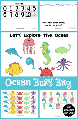 Ocean Animal Busy Bag - The Educators' Spin On It