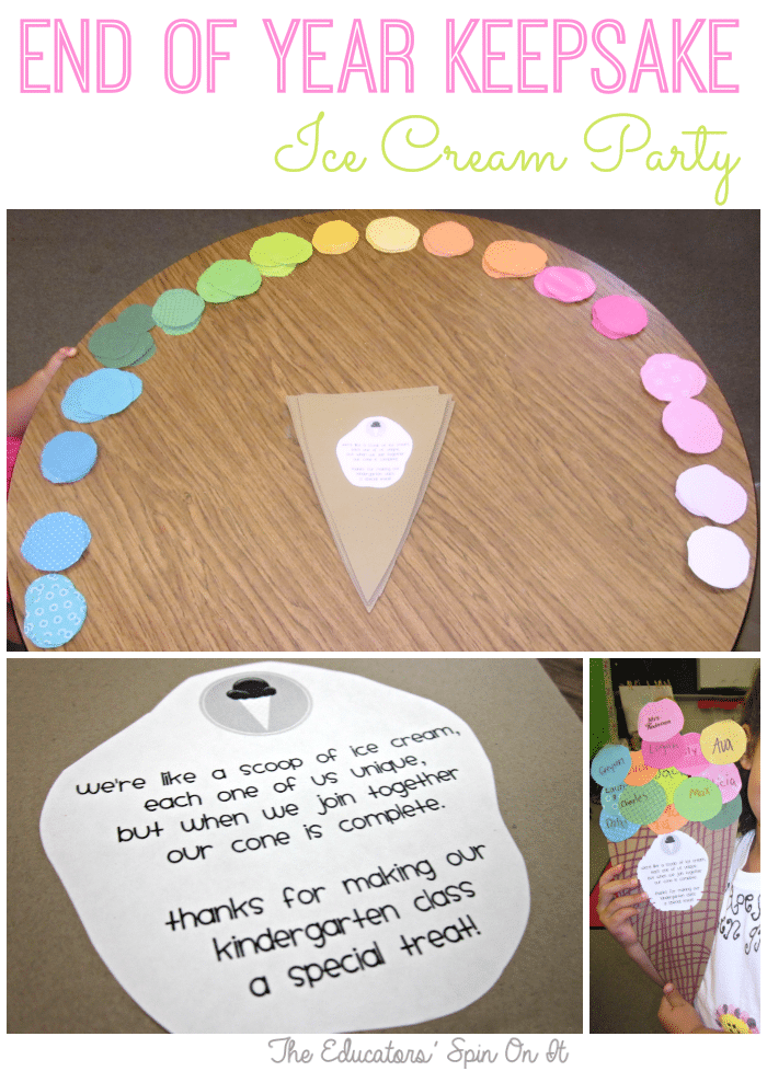 Ice Cream Themed End of Year Poem - The Educators' Spin On It