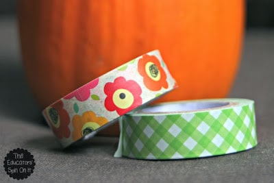 Pumpkin Fun with Washi Tape for Preschoolers & Tots - The Educators ...