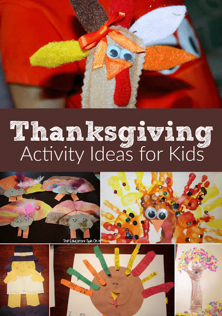 40+ Thanksgiving Activities for School Aged Kids