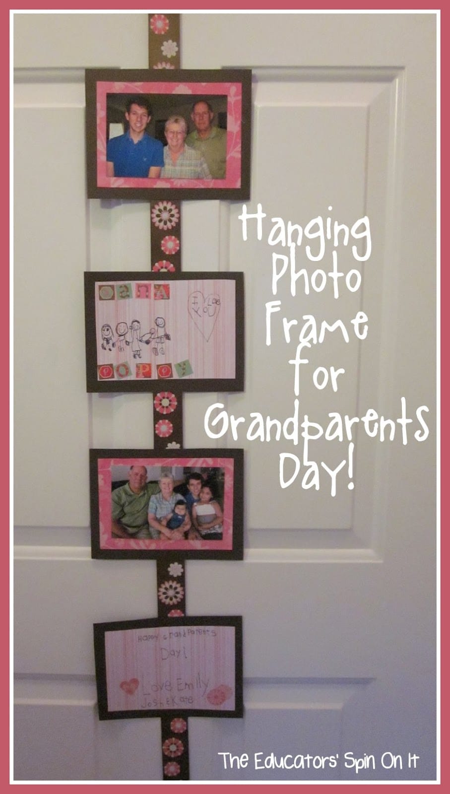 Hanging Photo Frame - The Educators' Spin On It