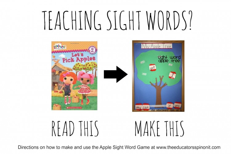 Learning Apple Sight Word Game for Kids