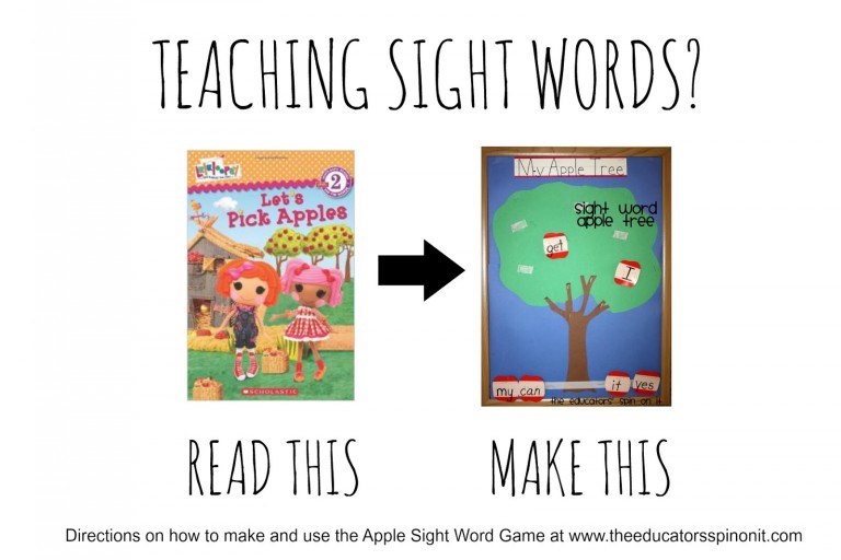 Learning Apple Sight Word Game for Kids