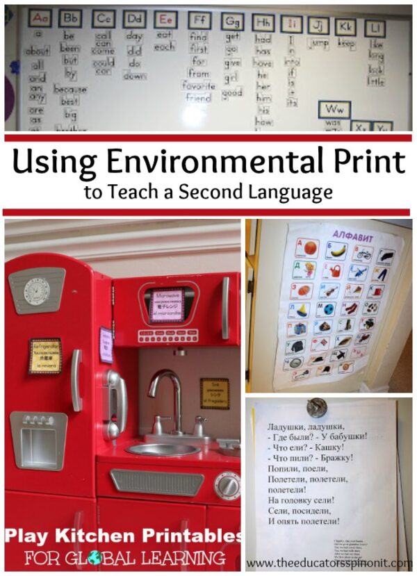 Environmental Print for Teaching a Second Language