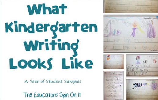 What Kindergarten Writing Looks Like A Year Of Student Samples