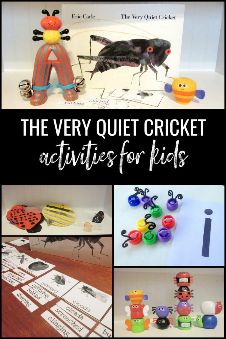 The Very Quiet Cricket Virtual Book Club Activities - The Educators ...