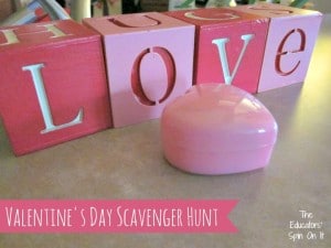 Valentine's Day Scavenger Hunt with Free Printables - The Educators ...