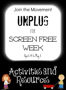 Screen Free Week Activities and Resources - The Educators' Spin On It