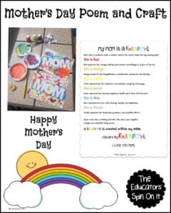 Printable Mother’s Day Poem and Craft - The Educators' Spin On It