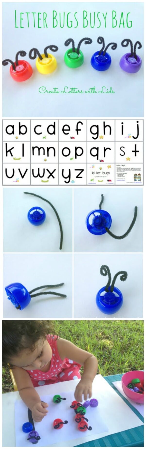ABC Letter Bugs Busy Bag: Fun Alphabet Activity for Preschoolers - The ...