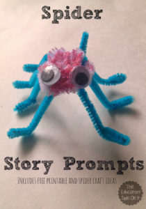 Printable Spider Writing Prompts for Kids! Create your own Spooky Tale!