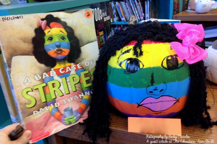 12 kids made storybook pumpkin ideas for Halloween Literacy