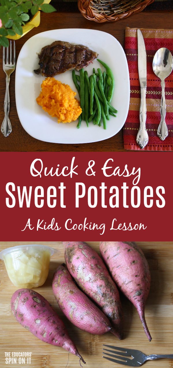 Quick and Easy Sweet Potatoes: A Kids Cooking Lesson