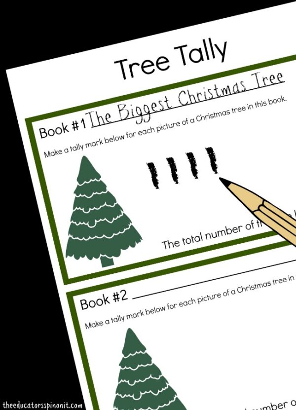 Teaching Tally Charts with Holiday Books - The Educators' Spin On It