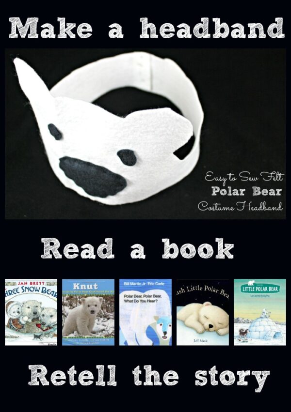 Polar Bear Costume Headband for Kids - The Educators' Spin On It