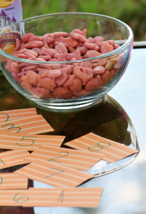Goldfish Snack Time Math Game for Kids - The Educators' Spin On It