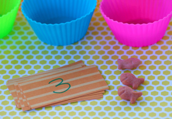 Goldfish Snack Time Math Game for Kids - The Educators' Spin On It