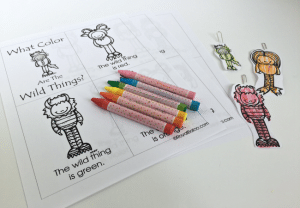 Where the Wild Things Are Color Tree Game - The Educators' Spin On It