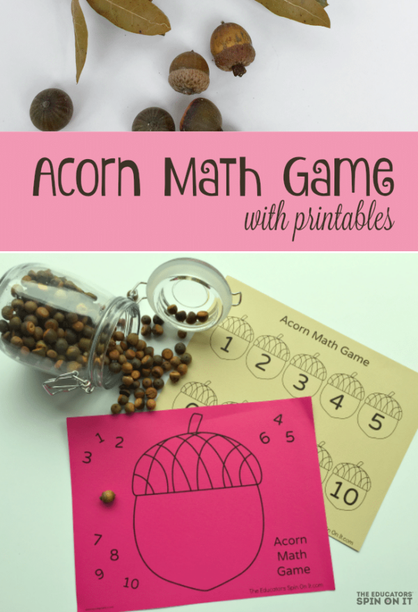 Acorn Math Game for Kids - The Educators' Spin On It