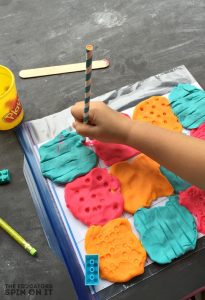 Llama Llama Red Pajama Playdough Sensory Play - The Educators' Spin On It
