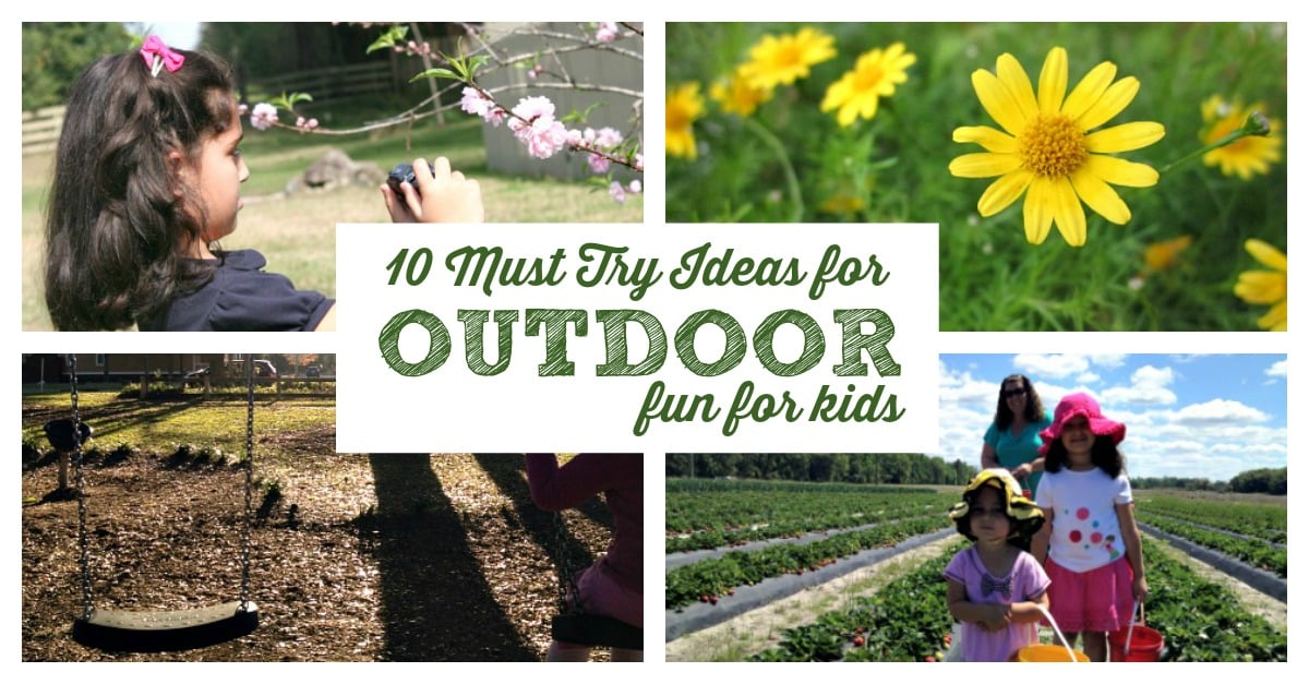 10 Ways to Tempt Your Kids to Go Outside and Play this Spring