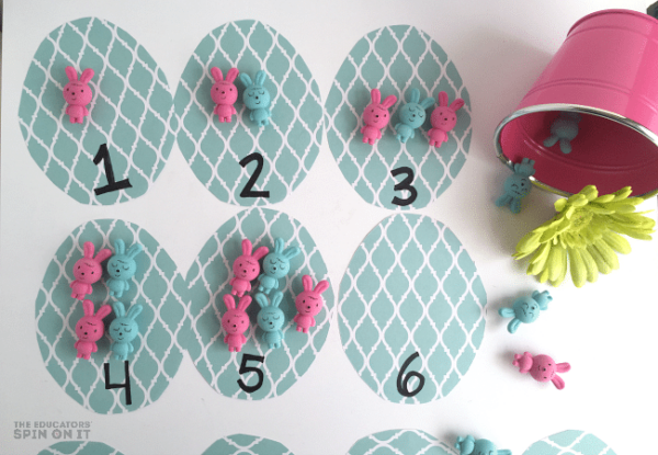 DIY Easter Math Games for Preschoolers