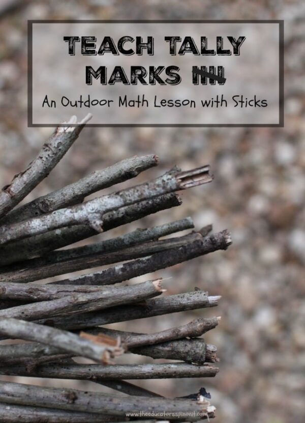 Teach Tally Marks: An Outdoor Math Lesson with Sticks