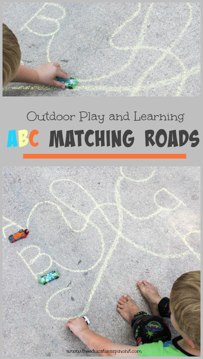 Learn the alphabet with Cars: How to make Letter Matching Roads