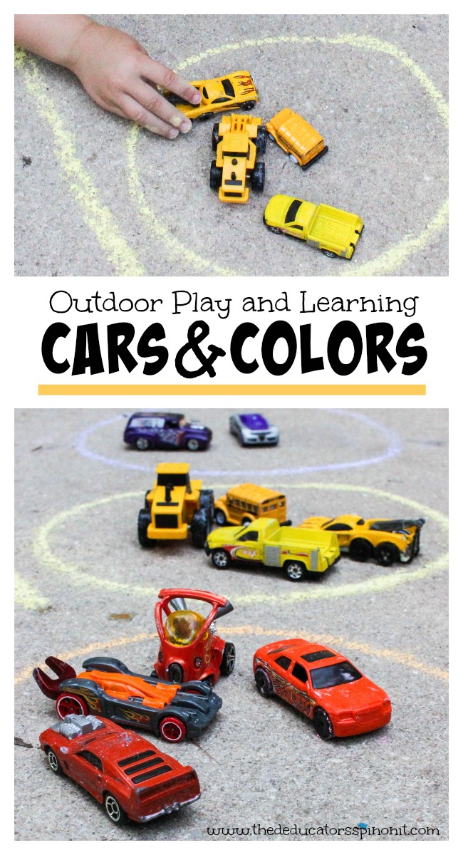 Car Color Sort: Outdoor Math for Littles who LOVE Matchbox Cars