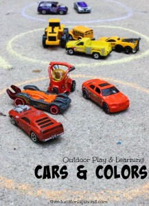Car Color Sort: Outdoor Math for Littles who LOVE Matchbox Cars