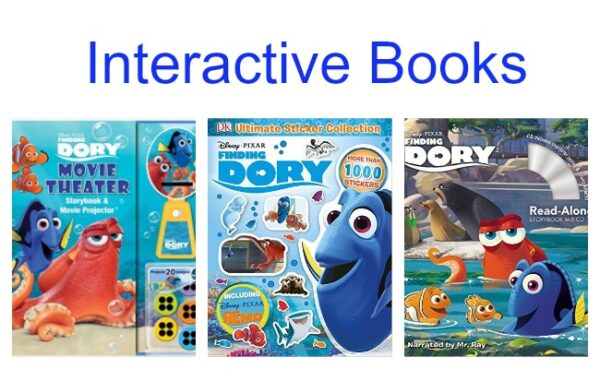 Fill Your Bookshelves with Finding Dory Books for Kids