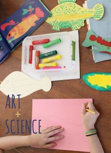 Open Ended Fish Art and Science Project for Creative Kids