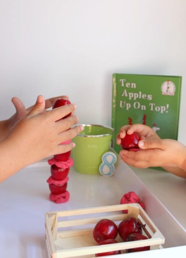 Stacking Apples Game: A Fall STEM Activity for Kids