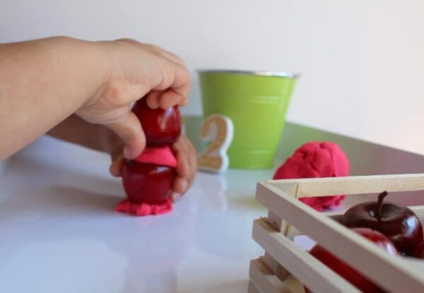 Stacking Apples Game: A Fall STEM Activity for Kids