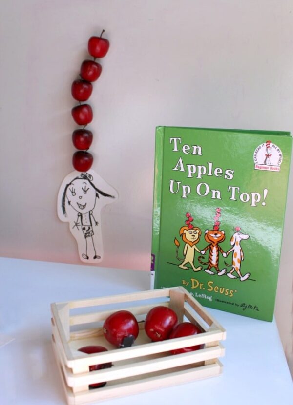 Magnetic Apple Math Game for Ten Apples Up On Top