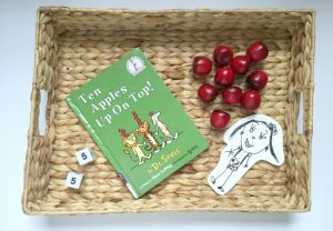 Magnetic Apple Math Game for Ten Apples Up On Top
