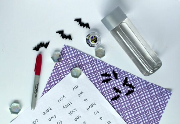 Bat Themed Sensory Bottle Sight Word Game for Beginning Readers - The ...