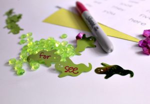 Ghost Themed Sensory Bottle Sight Word Game for Beginning Readers