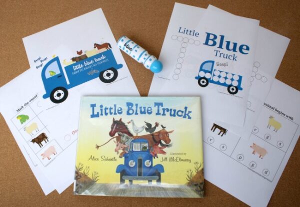 How to Make a Little Blue Truck Craft for Kids Story Play