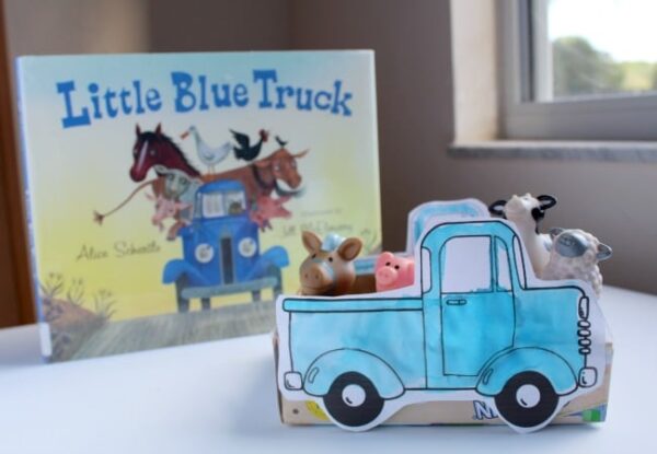 How to Make a Little Blue Truck Craft for Kids Story Play