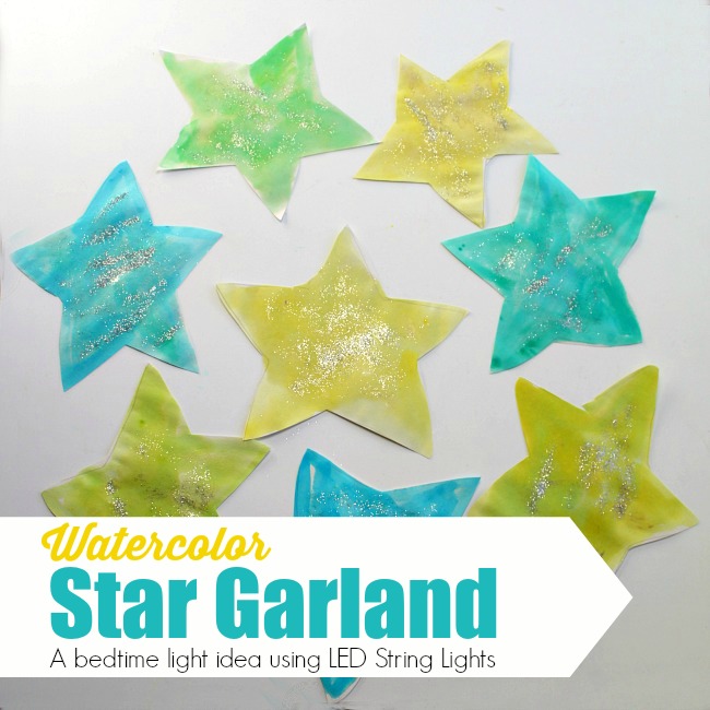 How to Make a Colorful Star Garland with your Child