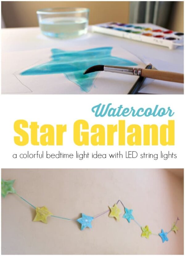How to Make a Colorful Star Garland with your Child