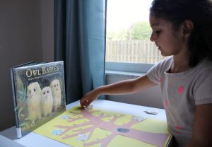 Printable Owl Themed Alphabet Game for Preschoolers