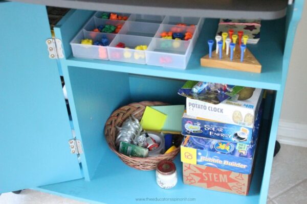 Storing STEM Activities for Kids: Make a Mobile STEM Lab