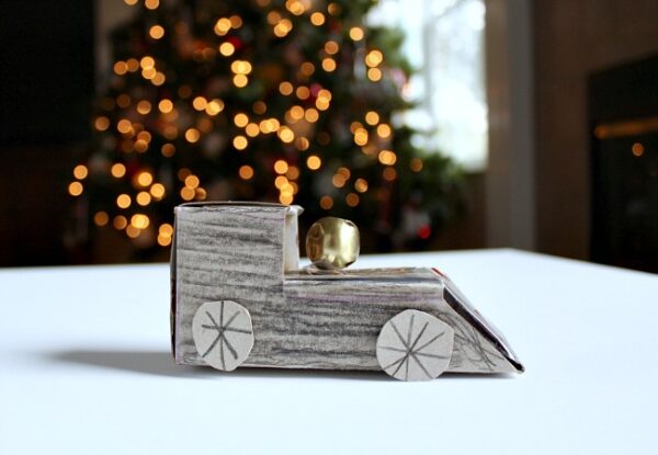 Building A Moving Polar Express Train Ride with Preschoolers