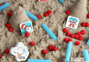 Dr. Seuss Sensory Play with Kinetic Sand