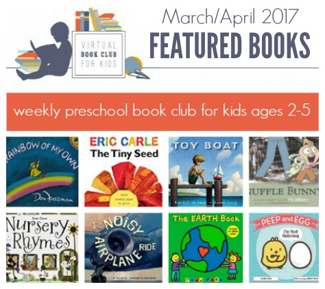 March Book List and Themes for the Virtual Book Club for Kids