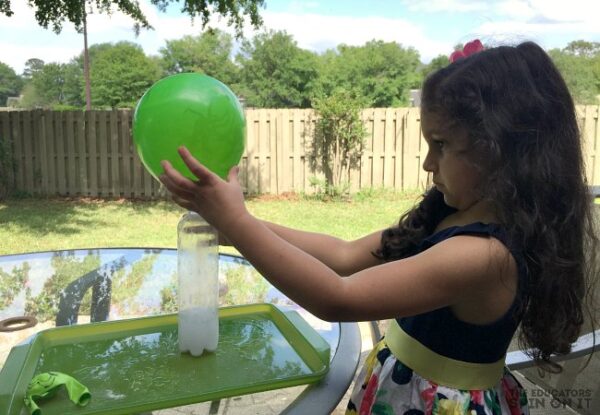 Caterpillar to Butterfly Science Activity with Balloons