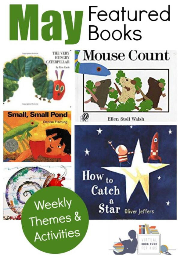 May Book List for the Virtual Book Club for Kids